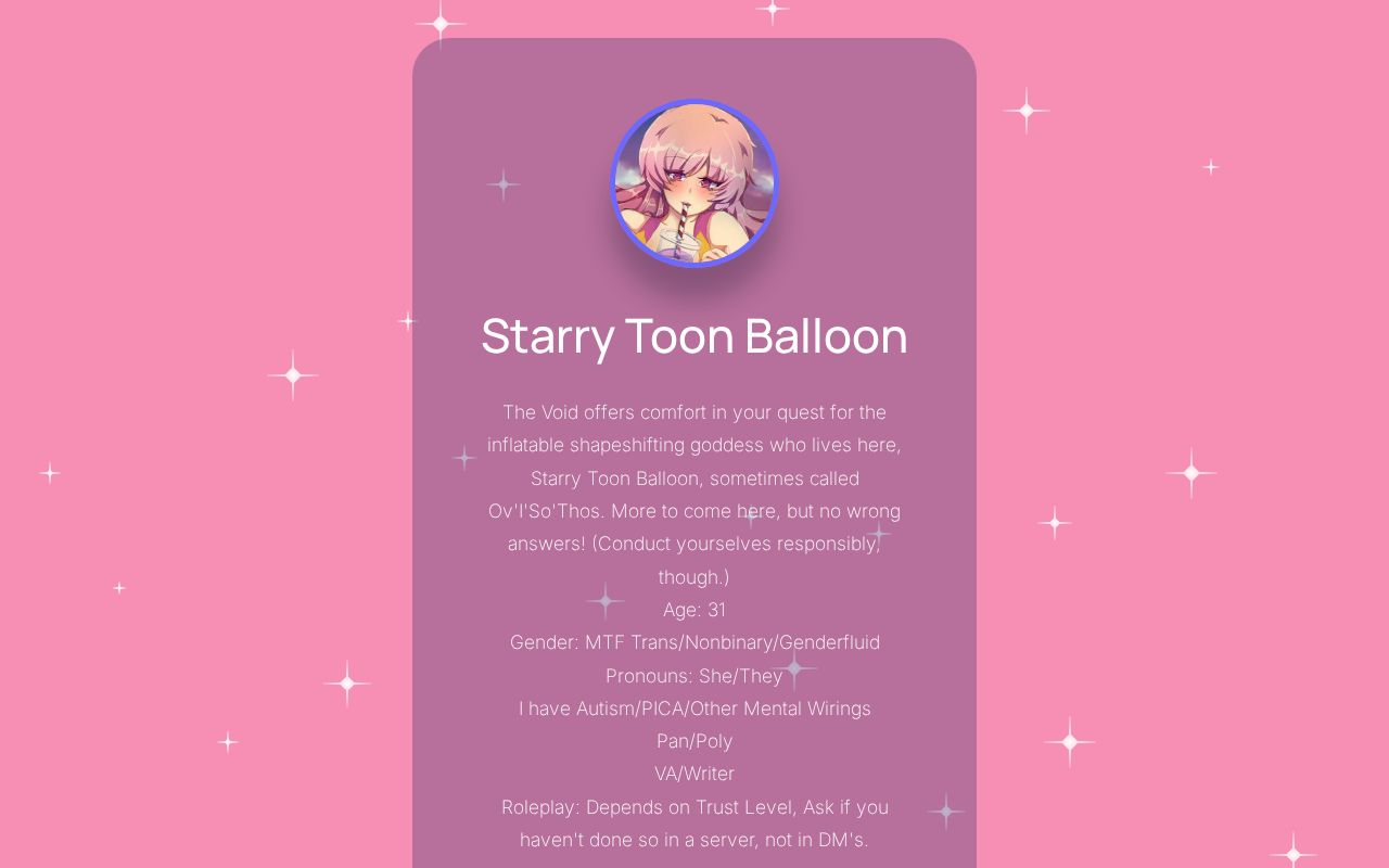 Starry Toon Balloon's Void Domain